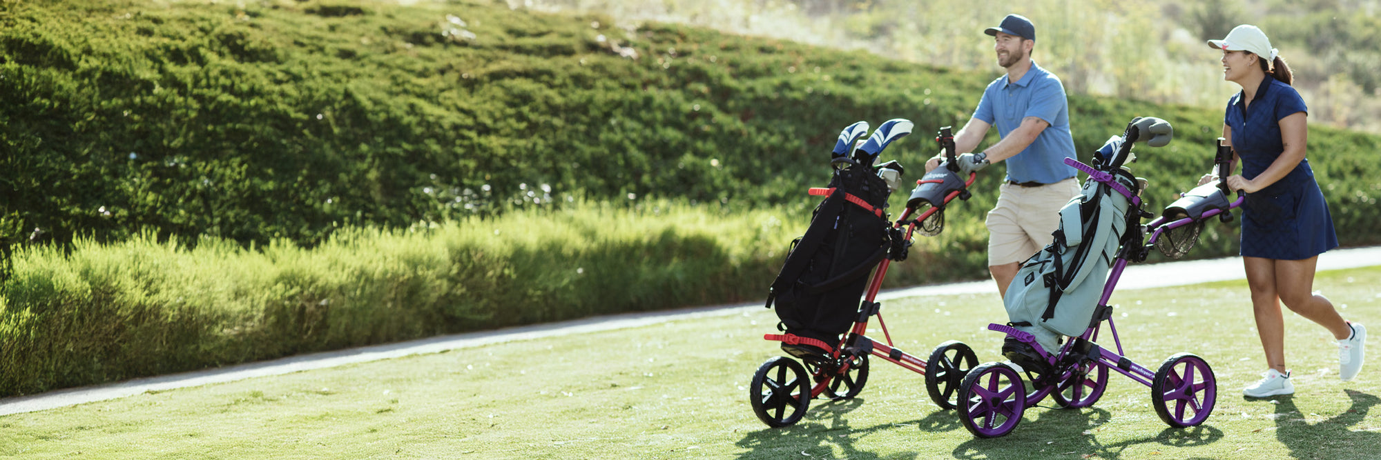 Clicgear Premium Golf Push Carts and Accessories